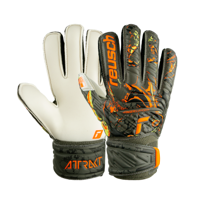 Gants Reusch Attrakt Solid Finger support Junior desert bloom 2023 ...